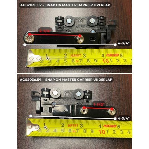 Snap-On Master Carrier Overlap - ACS2035 - Textile Trimmings