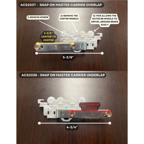 Snap-On Master Carrier Overlap - ACS2037 - Textile Trimmings